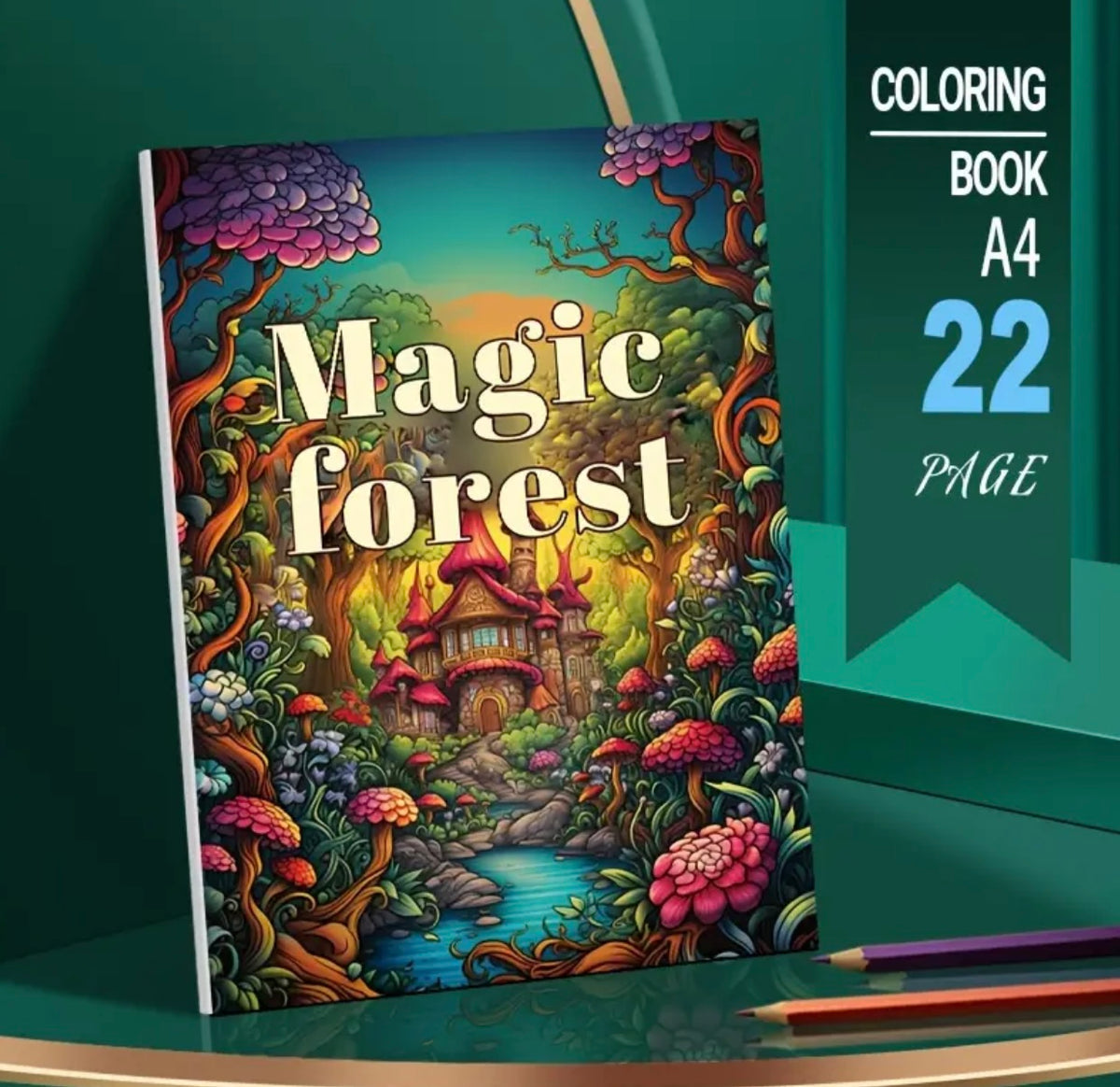 Coloring Book - Magic Forest – Deluxe Creations and Designs