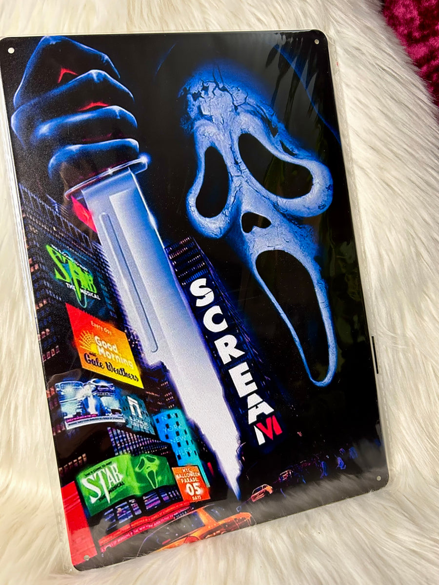 Scream - Tin Sign – Deluxe Creations and Designs