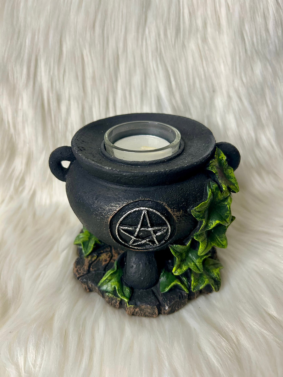 Witches Cauldron Tealight Holder – Deluxe Creations and Designs
