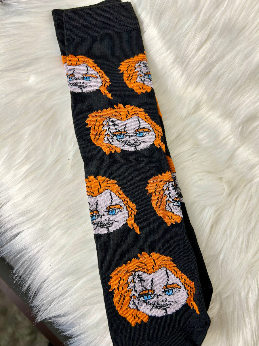 Horror Socks - chucky head – Deluxe Creations and Designs