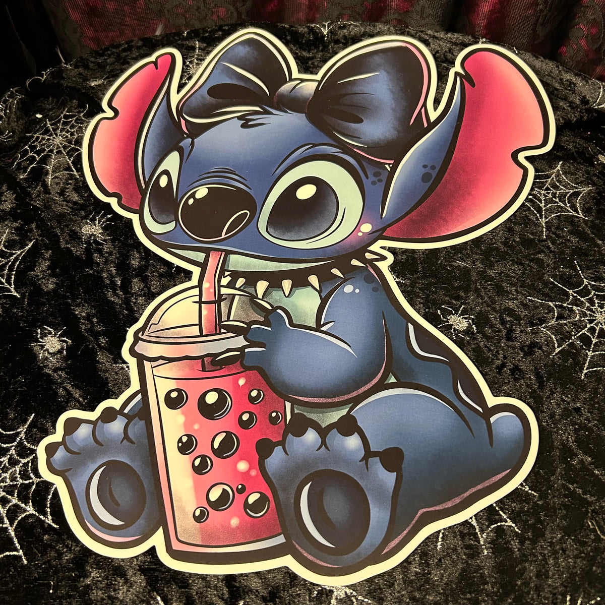 Stitch A3 (CUT OUT) - Art By Rose Demon – Deluxe Creations and Designs