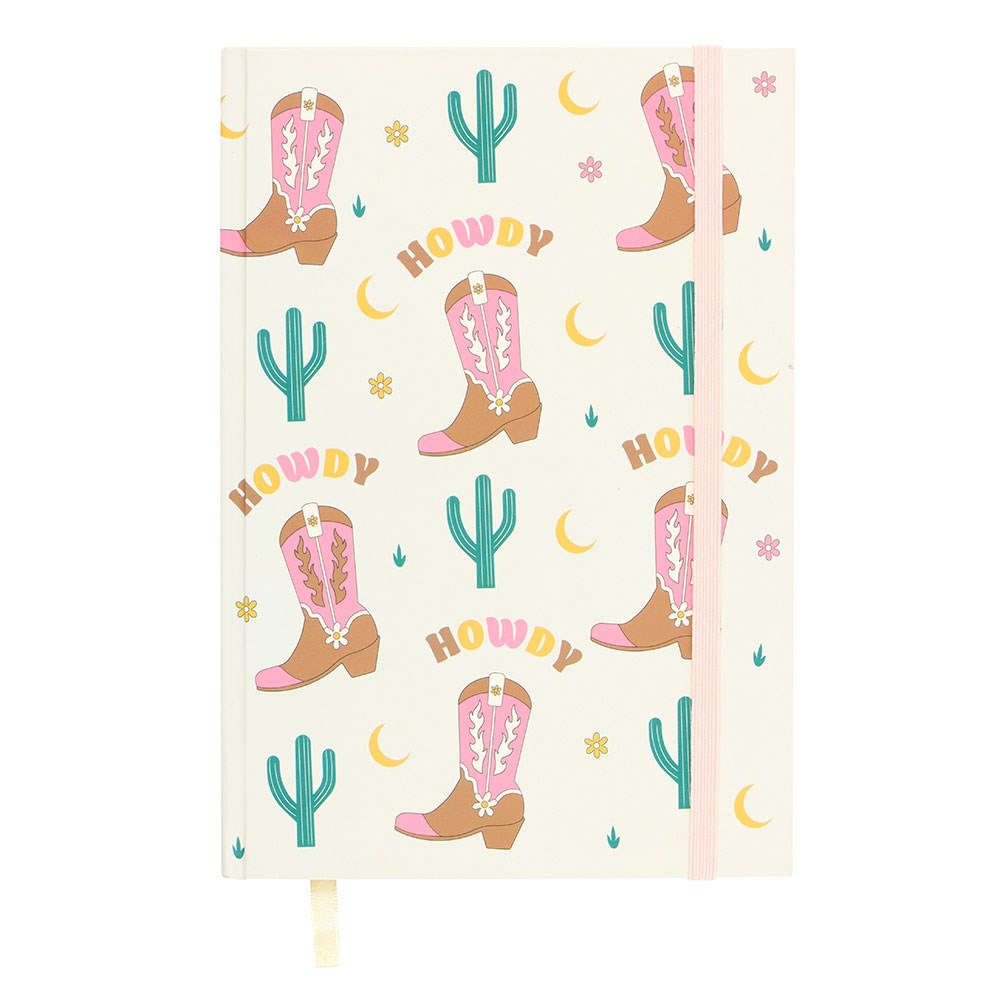 Cowboy Note Book A5 with Sticker Sheet – Deluxe Creations and Designs